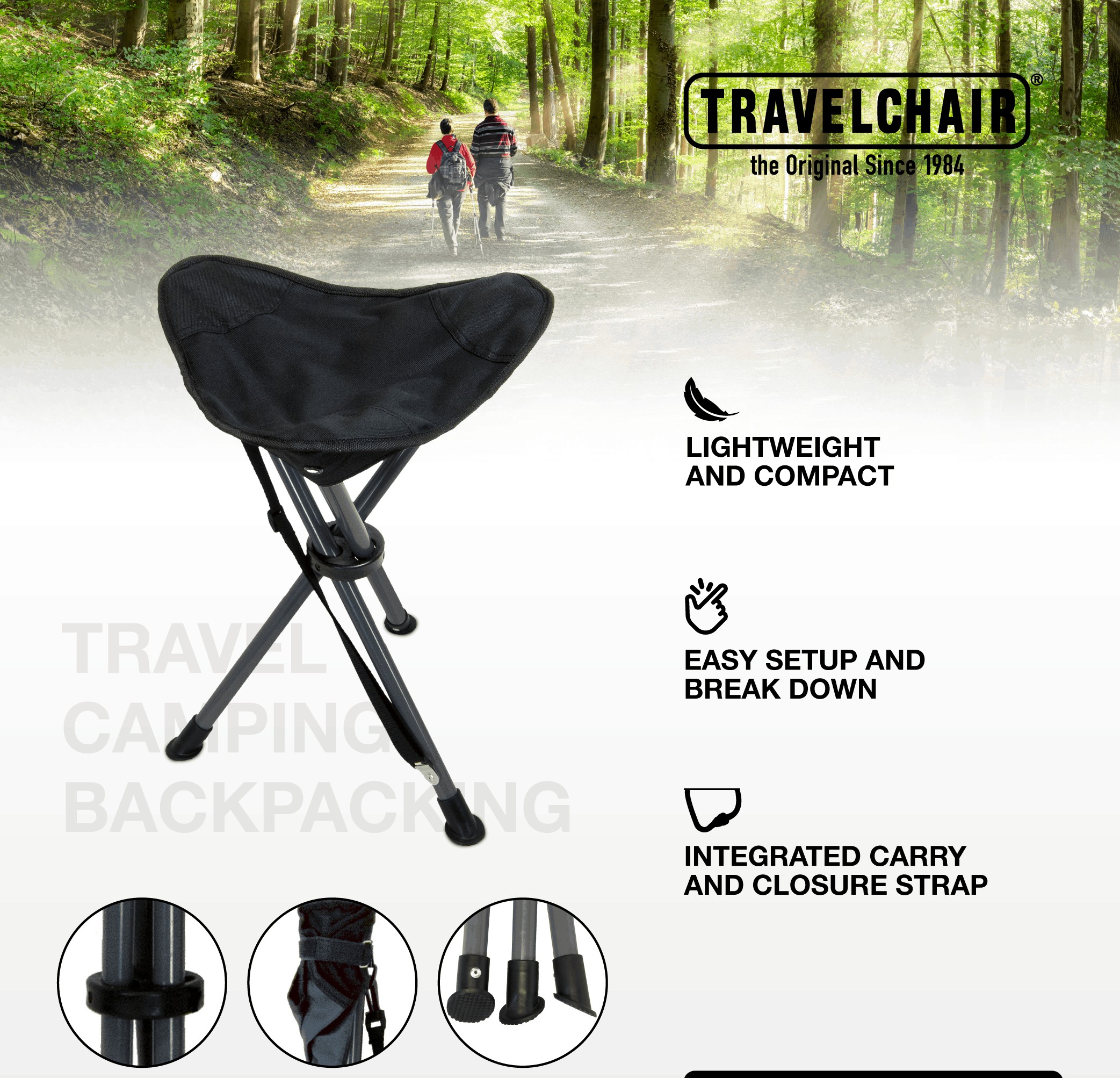 C-Series Slacker™ Stool - Travel Chair